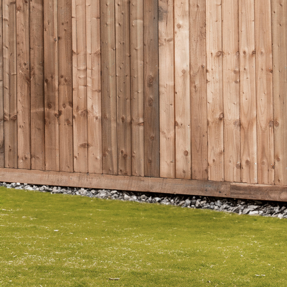 Gravel board fence store
