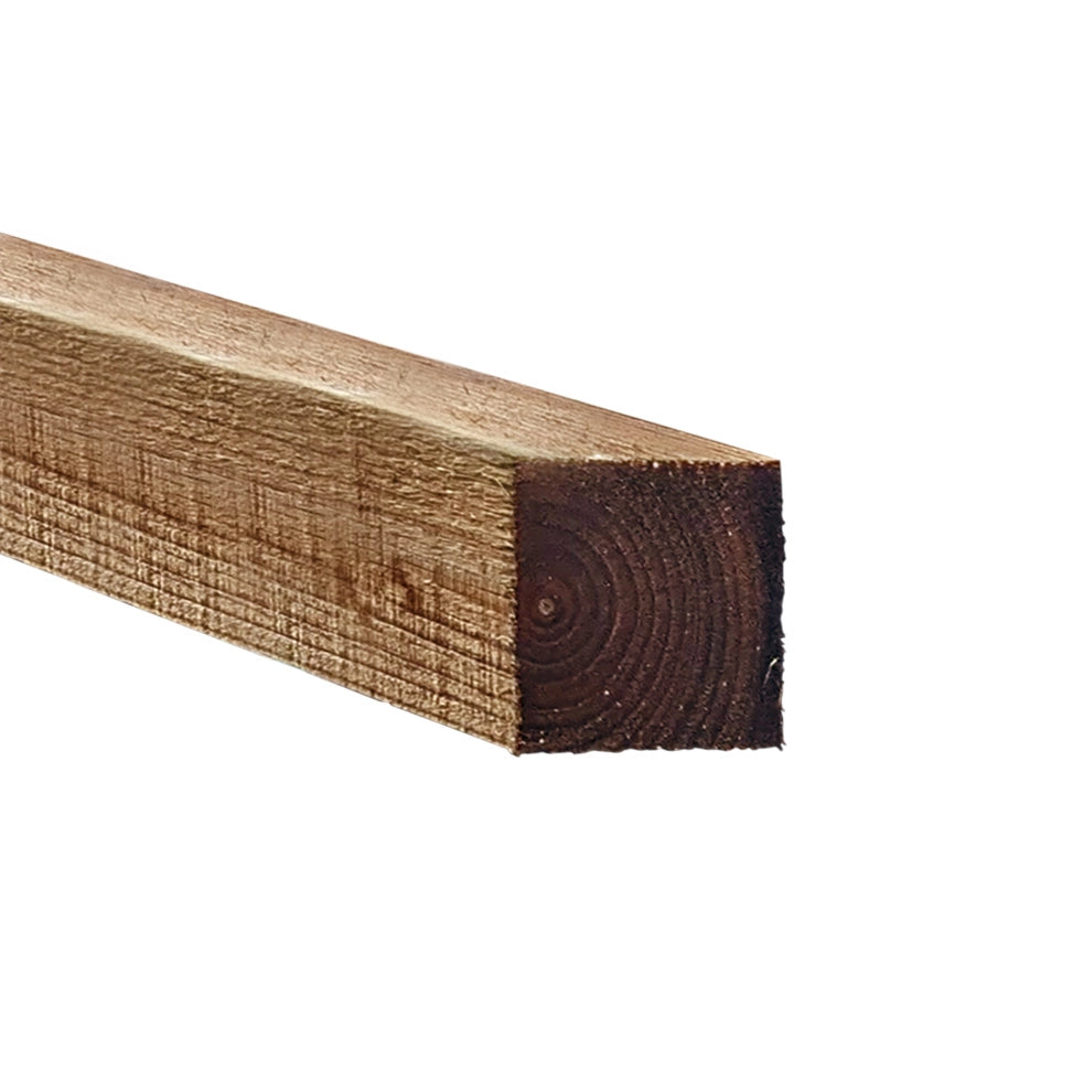 3x3 Wooden Fence Posts (75mm x 75mm) Treated – DIY Building Supplies