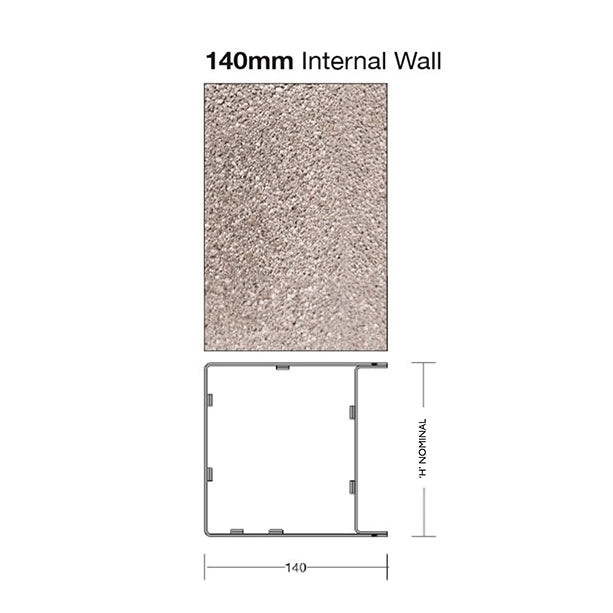 Birtley 140 Heavy Duty Internal Wall Box Lintel SB140HD 750mm - 3600mm ...