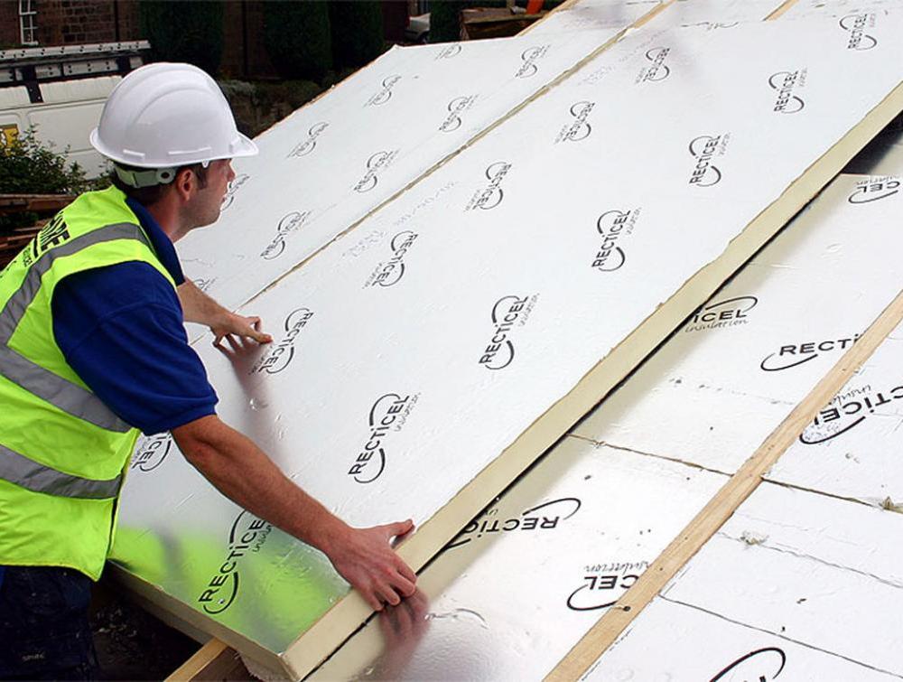 100mm Recticel Eurothane Insulation Board 2400mm x 1200mm DIY Building Supplies